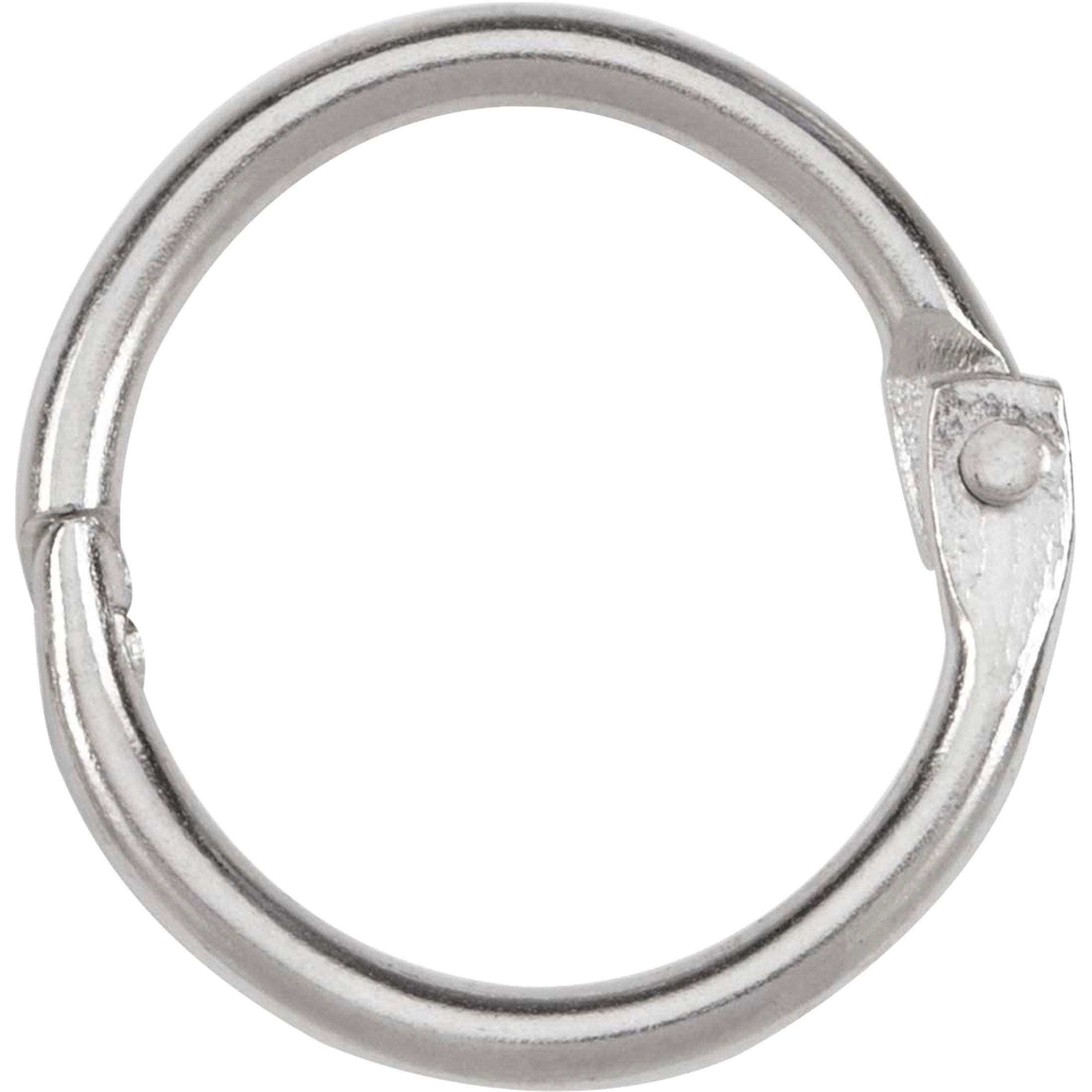 ACCO Metal Book Rings, 3/4" Diameter, 100 Rings/Box - Walmart.com