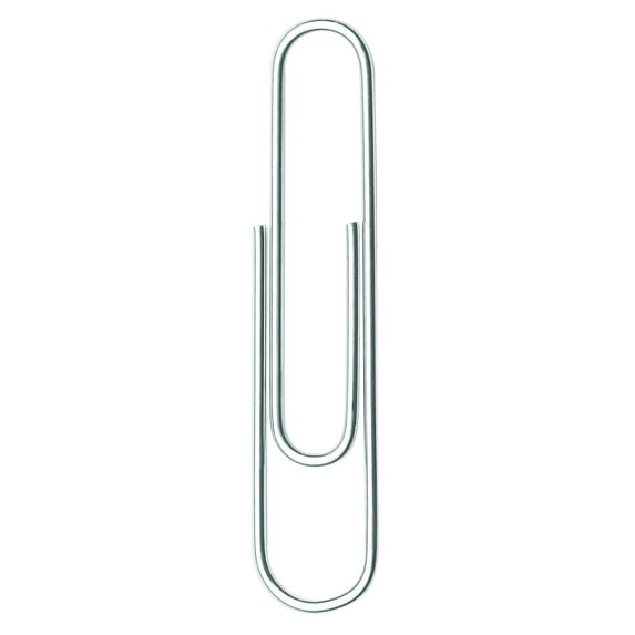 ACCO Premium Paper Clips, Smooth, #1, Silver, 100/Box, 10 Boxes/Pack ...