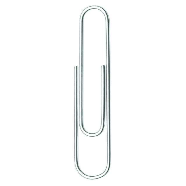 ACCO Premium Paper Clips, Smooth, #1, Silver, 100/Box, 10 Boxes/Pack ...