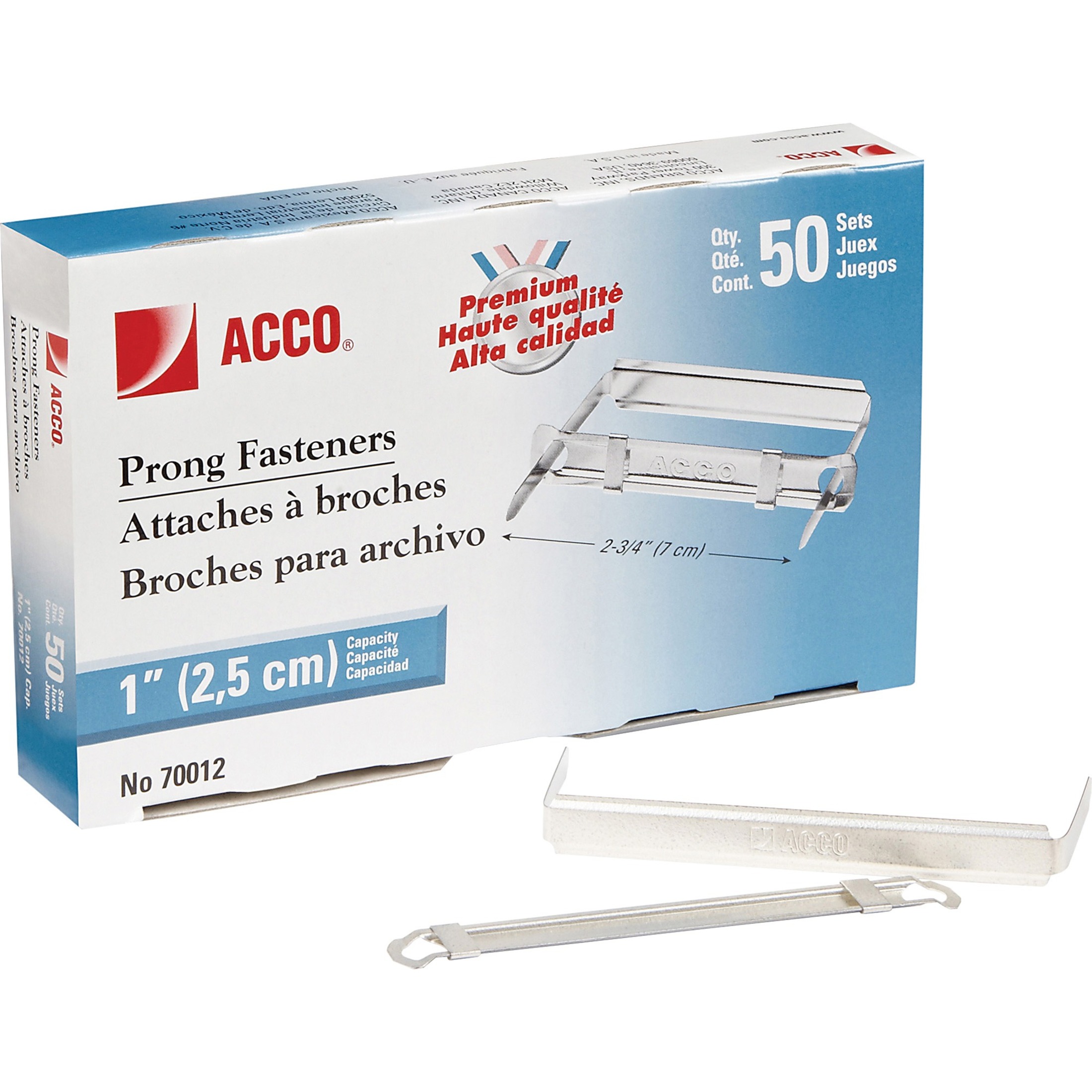 ACCO Premium Prong Fasteners - Walmart.com
