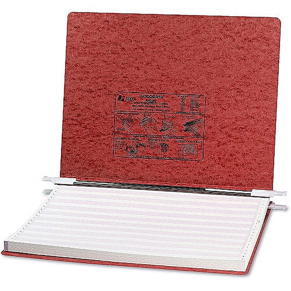 ACCO Pressboard Hanging Data Binder, 14-7/8 x 11 Unburst Sheets ...