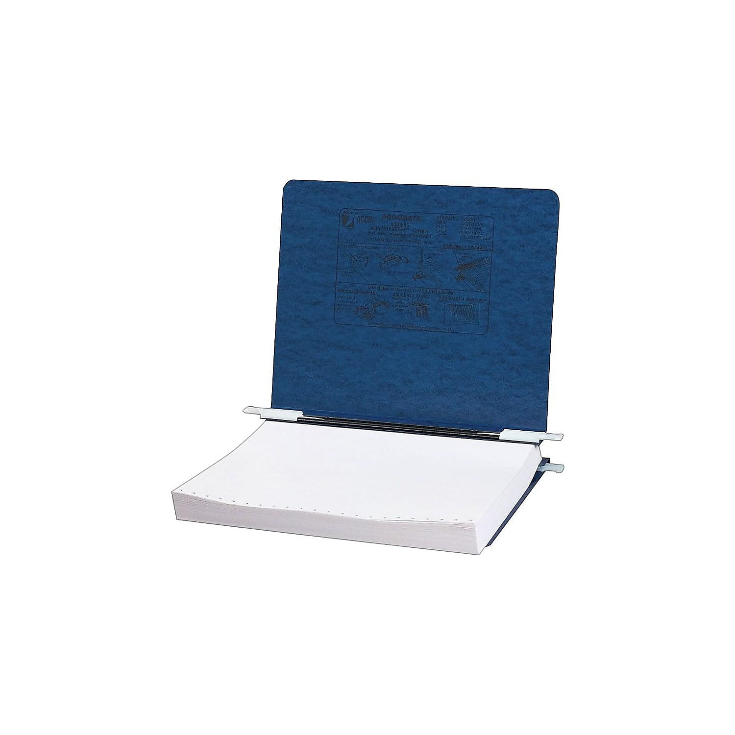 ACCO Presstex 6" Ringless Hanging Binder Dark Blue 25/Carton (54123VS ...