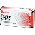 ACCO Jumbo Silver Paper Clips, Standard Smooth, 100/Box - Walmart.com