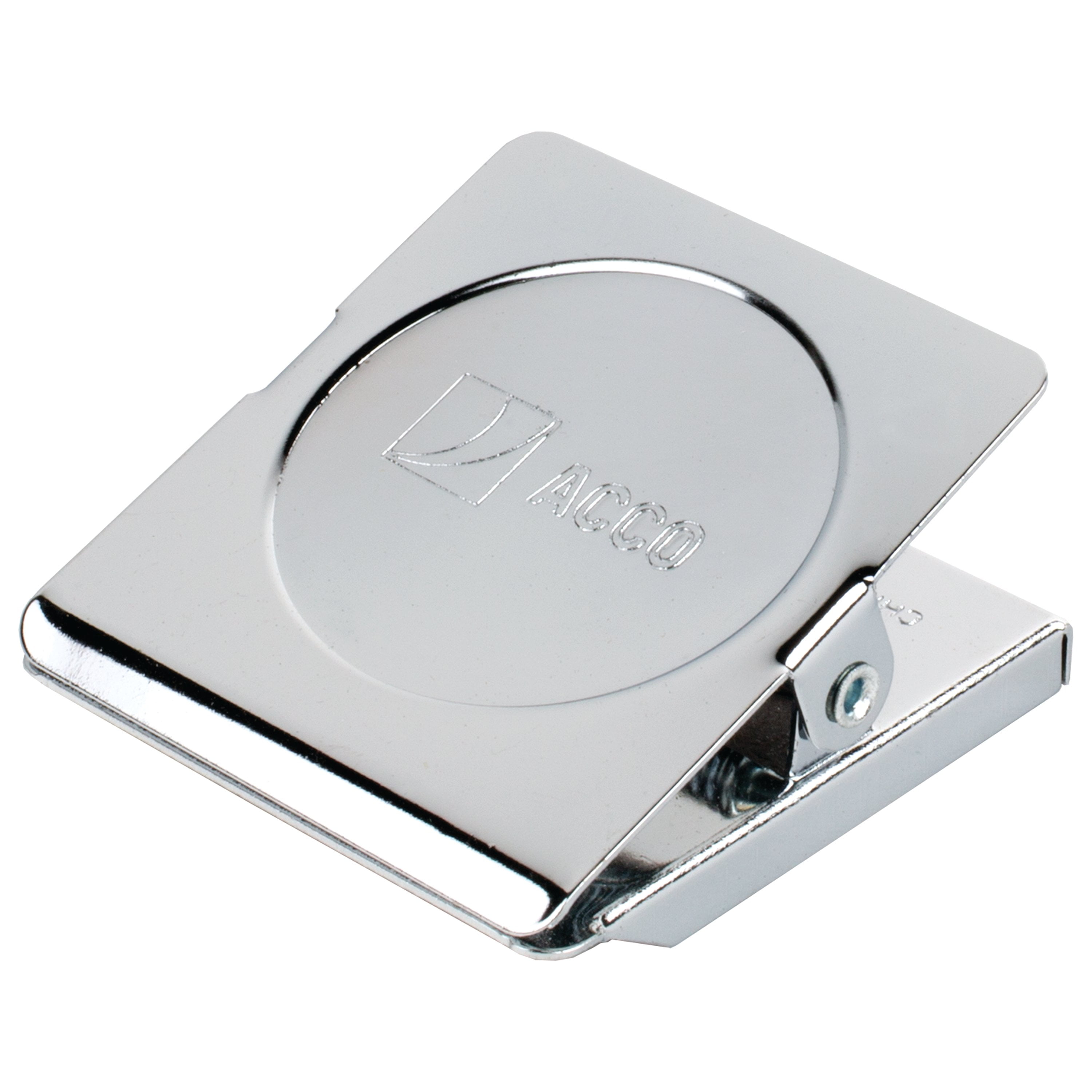 ACCO Square Magnetic Clip, 1 3/4" Size, 12 Count, Silver (A7072132A ...