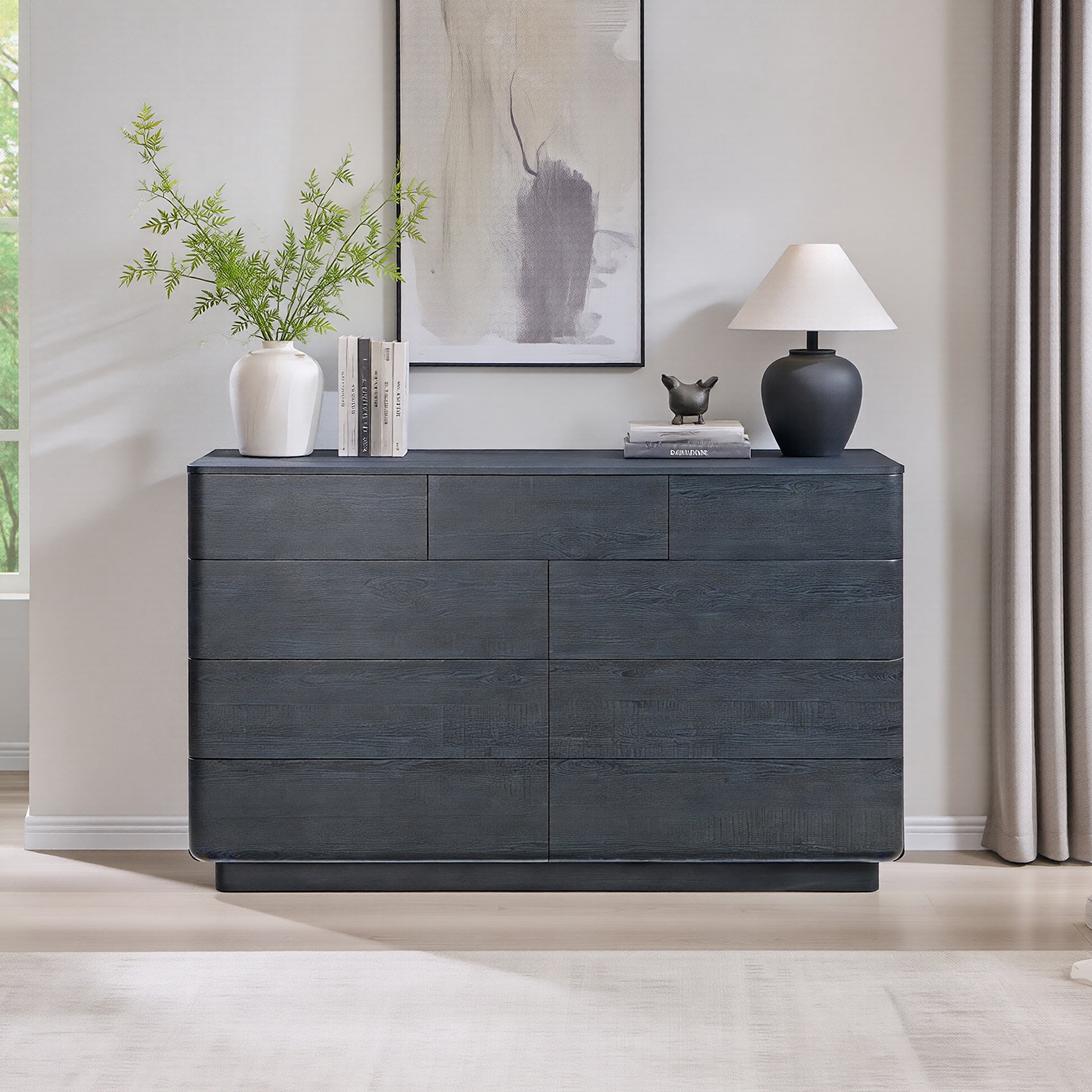 ACCOHOHO 9 Drawer Dresser for Bedroom, Modern 52" Wide Chests of ...
