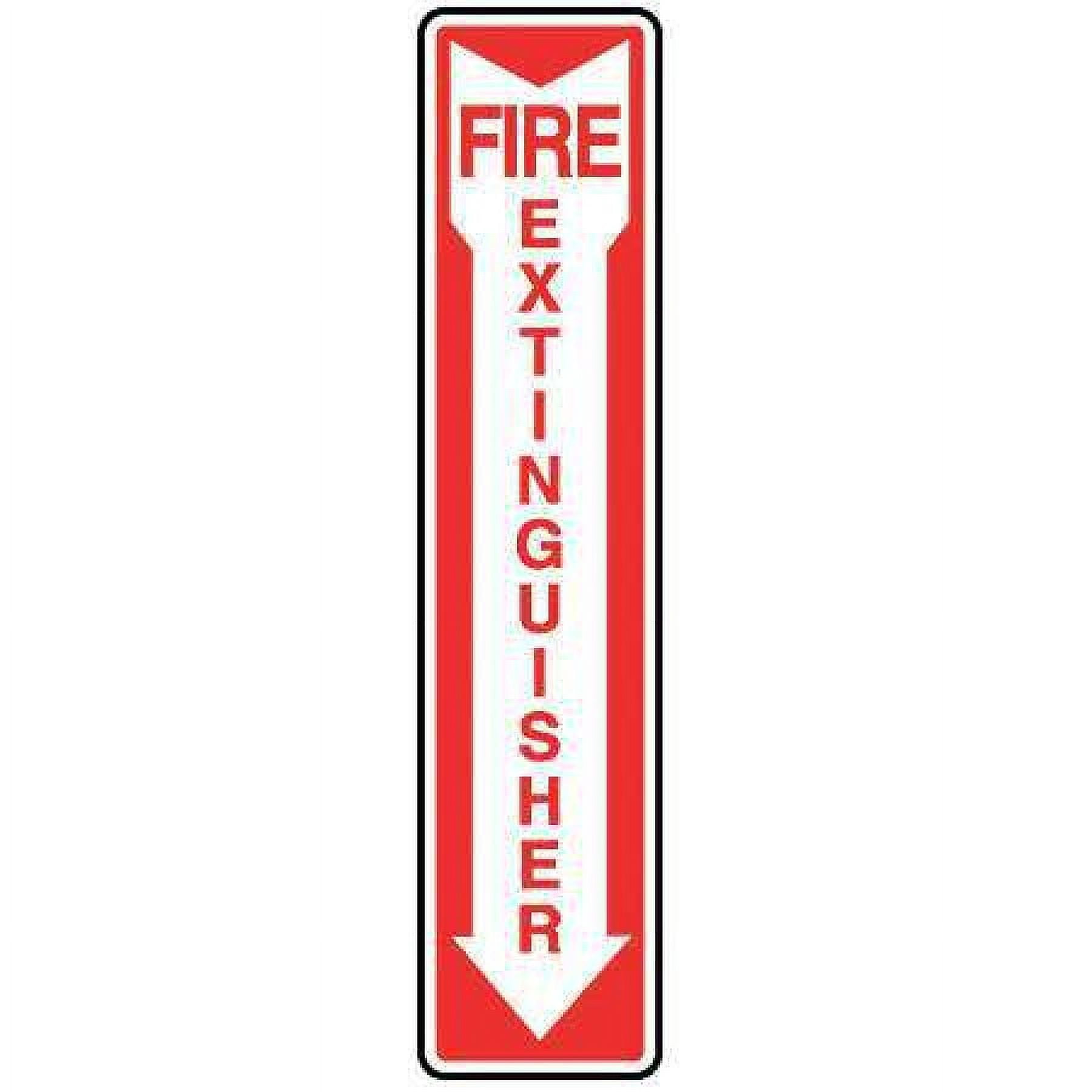 Accuform Fire Extinguisher Sign MFXG545VS - Walmart.com