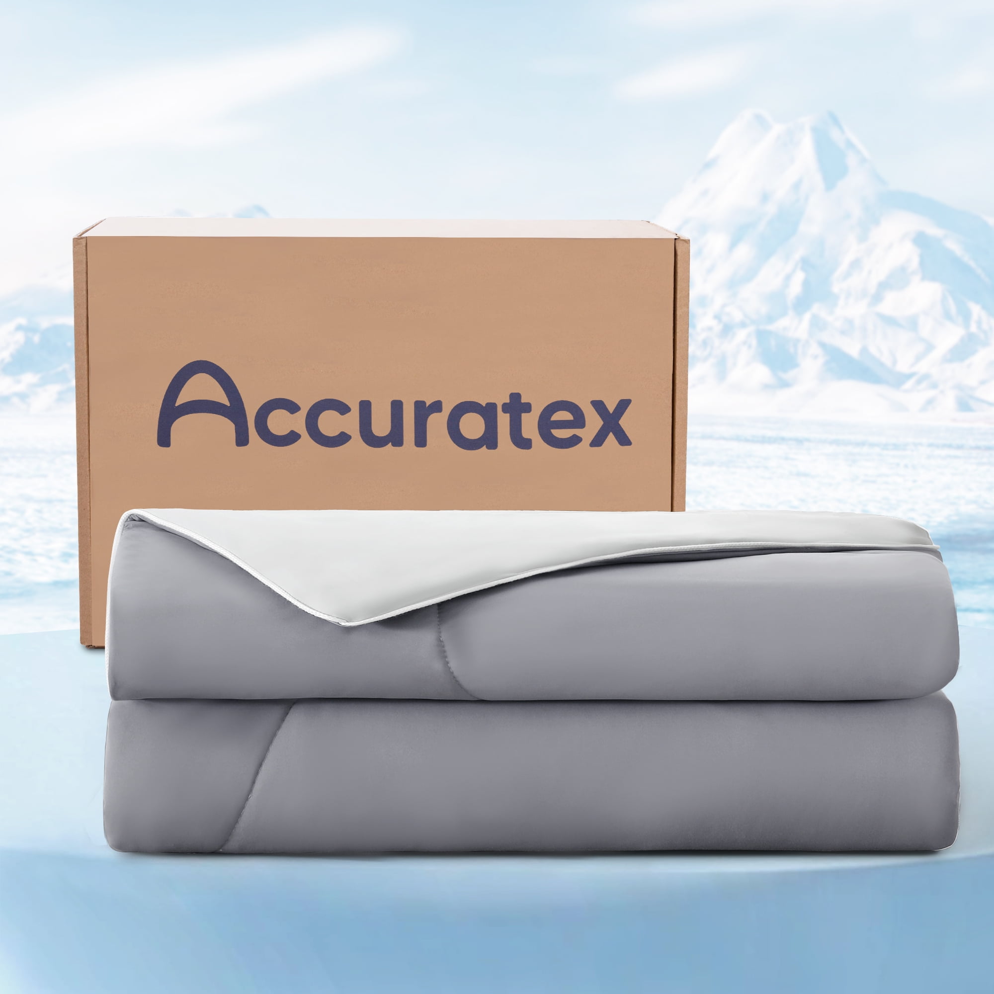 ACCURATEX Cooling Comforter for hot sleeper and Night Sweats, Q-Max > 0 ...