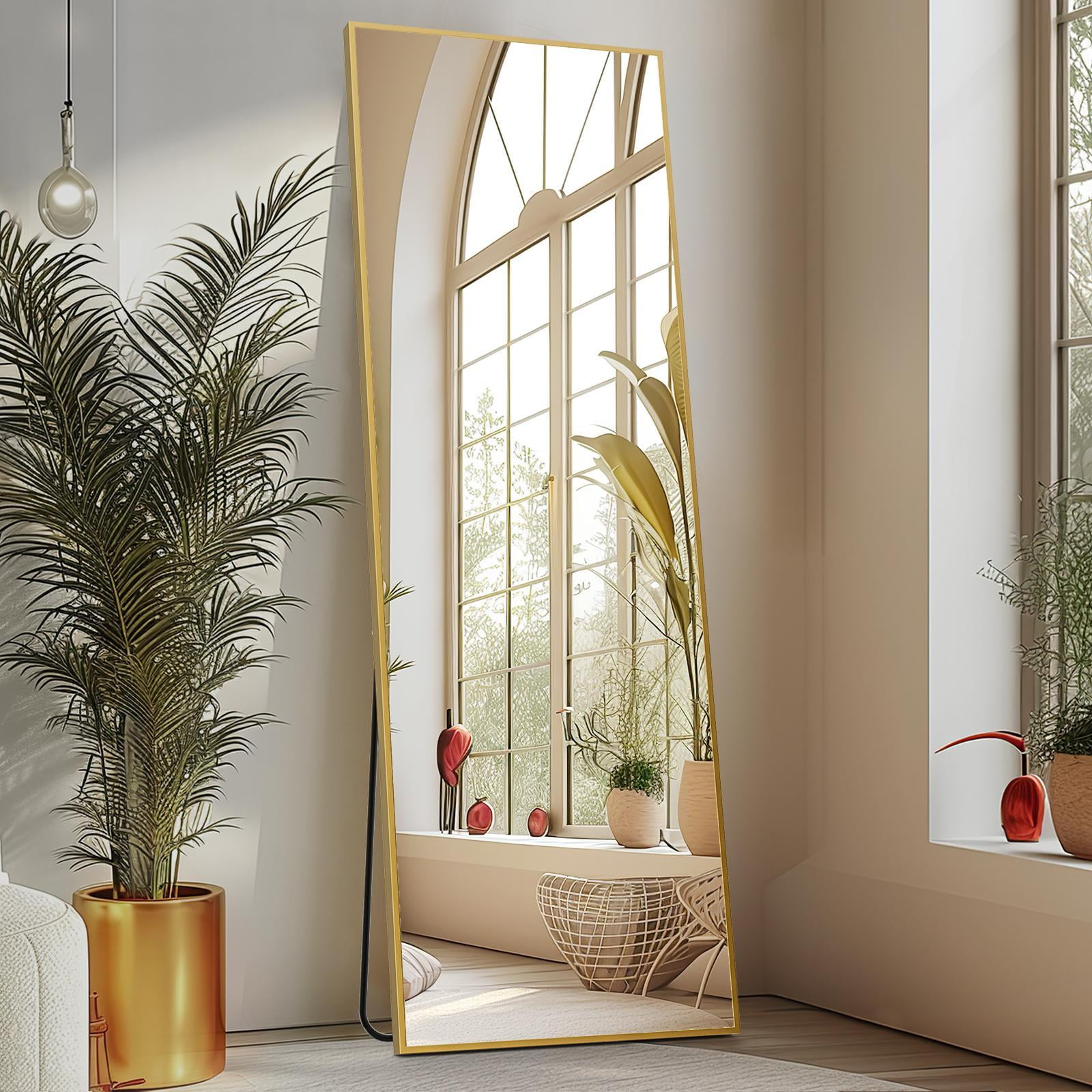 ACCVER 15"x56" Full Length Mirror - Classic Standing Mirror, Durable ...