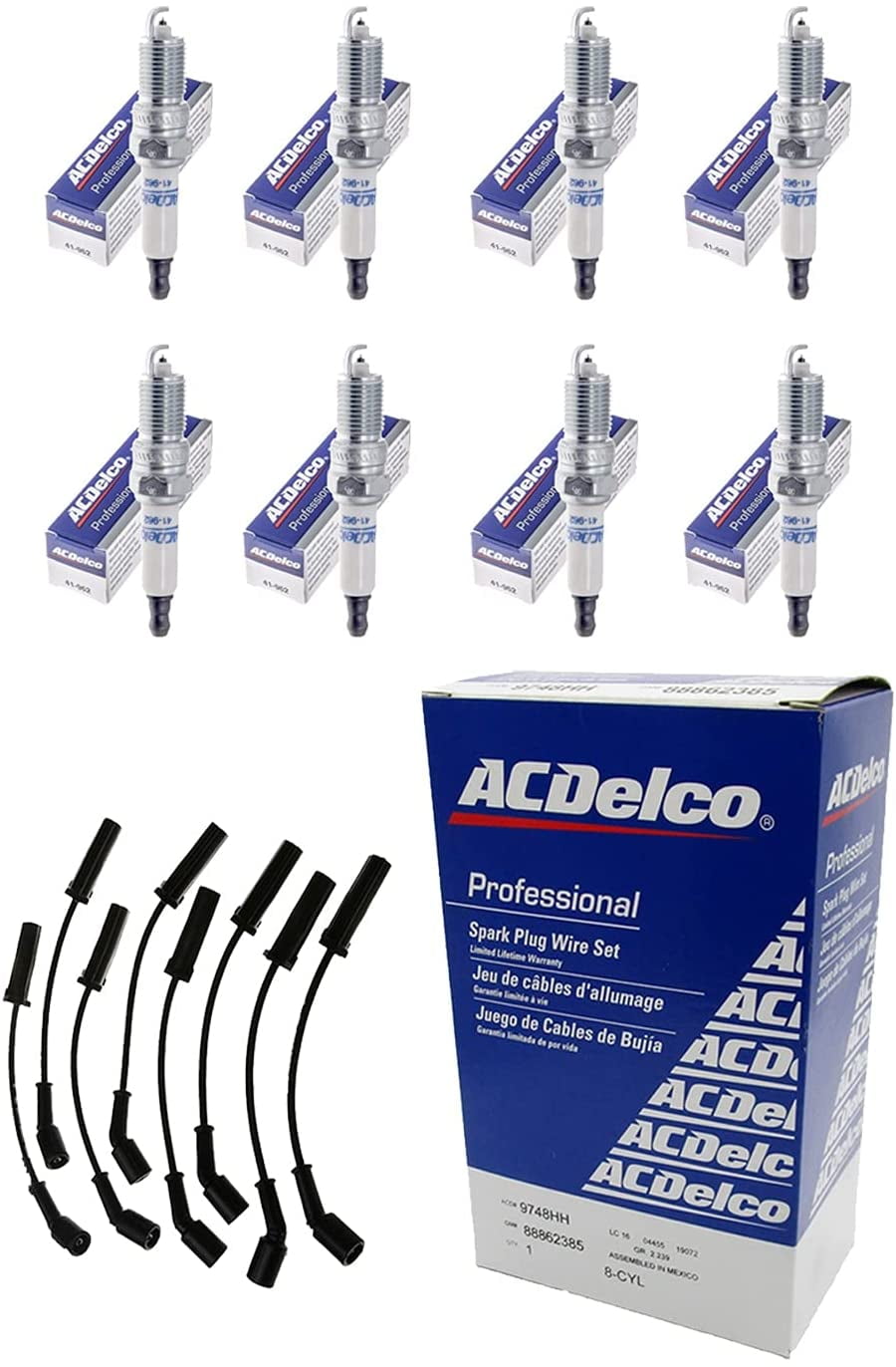 AD Auto Parts Double Platinum Spark Plugs, Spark Plug Wire Set For LS2 ...