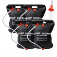 ACDANC 1/2/4 Pack 5 Gallons/20L Solar Shower Bags|For Camping Beach ...