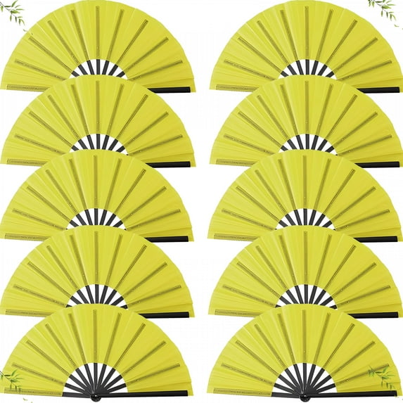 ACDANC 10 Pcs Boots on the Ground Hand Fan,Folding Popping Clacking ...