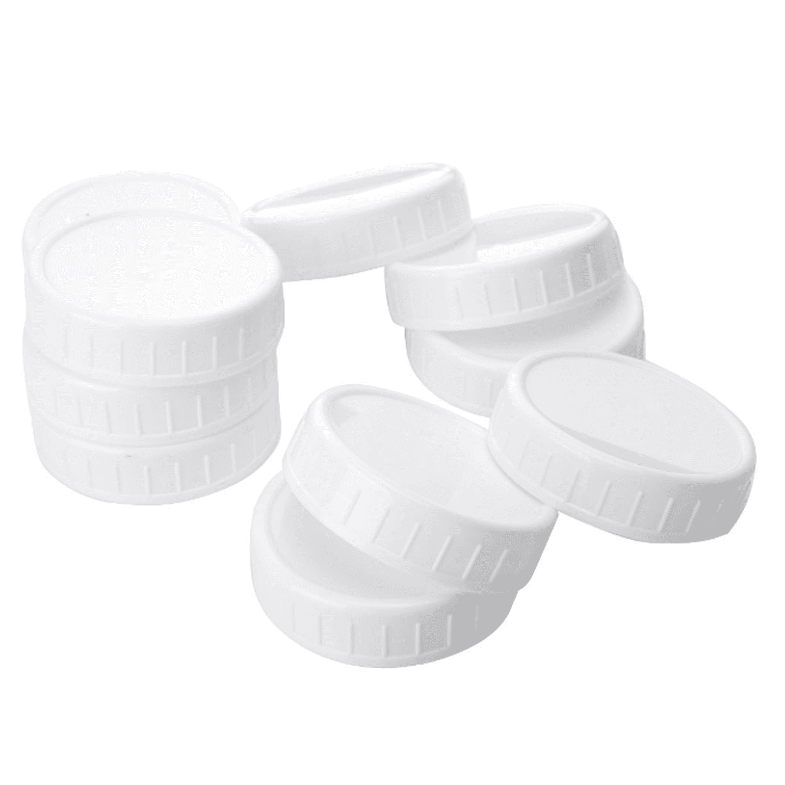ACDANC 10 Pieces Mason Jar Lids for Storage,Airtight PP Plastic Canning ...