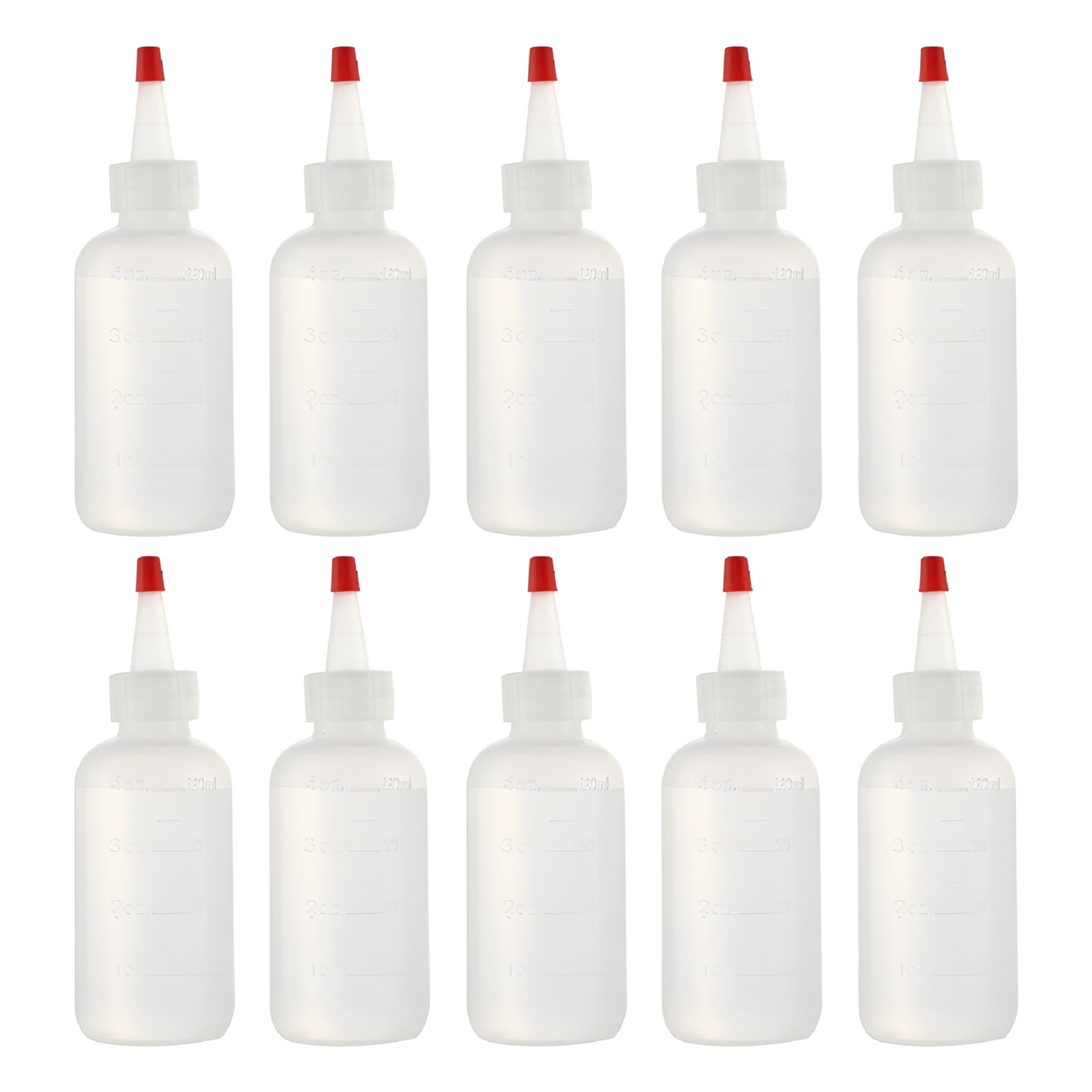 ACDANC 10 pcs Squeeze Bottles with Scale Empty 120ML Plastic Dropper ...