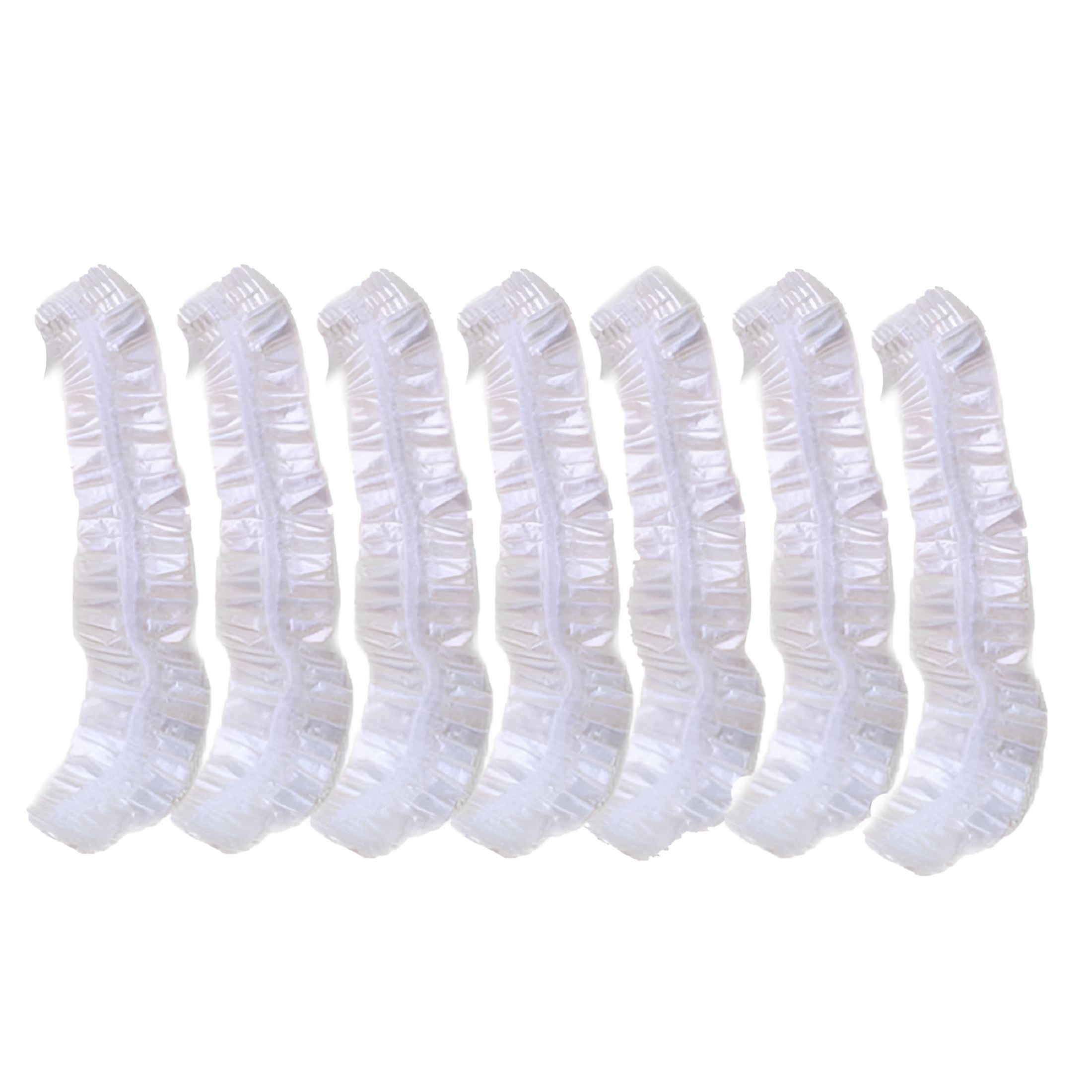 ACDANC 100-Count Disposable Shower Caps-Waterproof Hair Protectors for ...