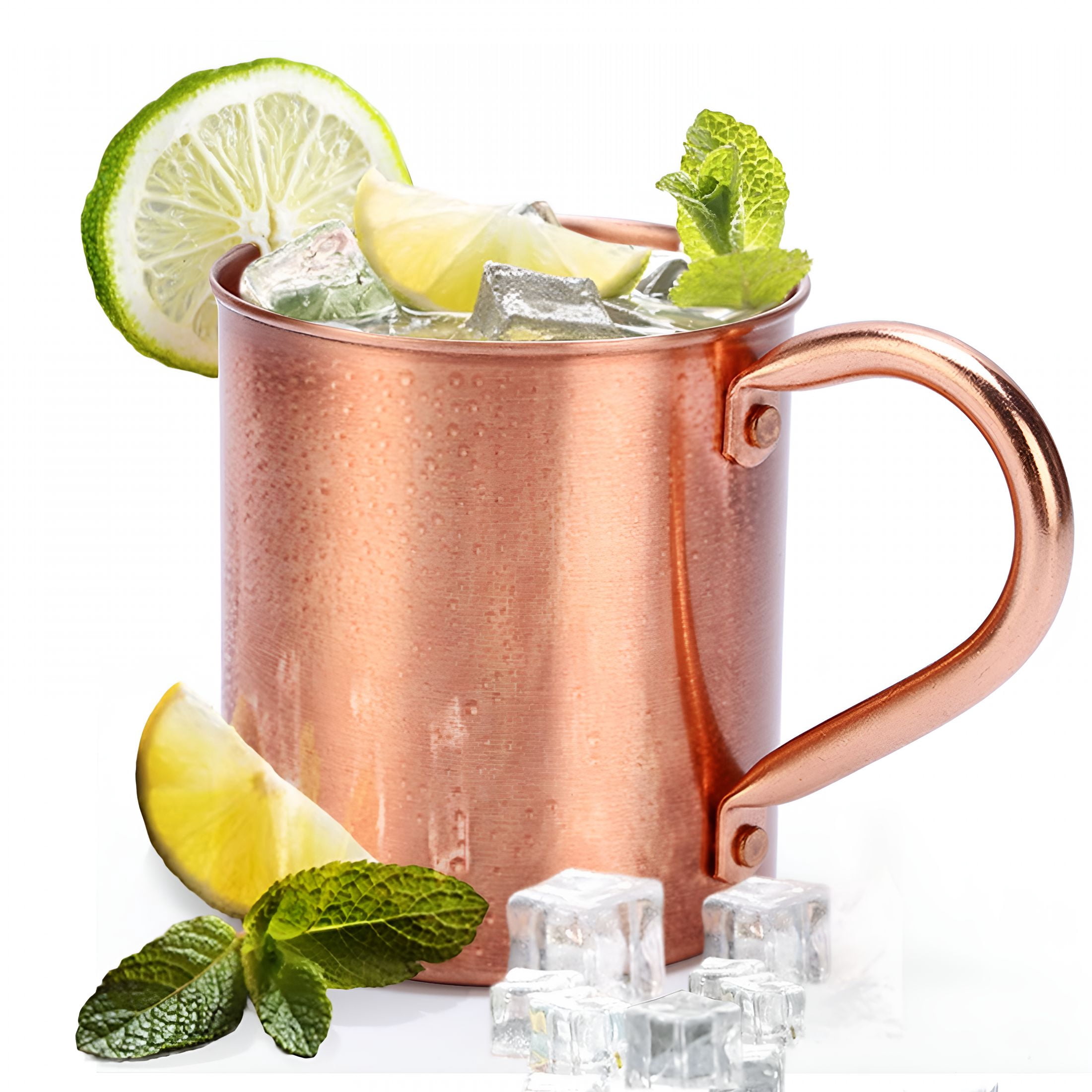 ACDANC 100% Pure Copper Moscow Mule Mug 16Oz Handcrafted Cups for ...