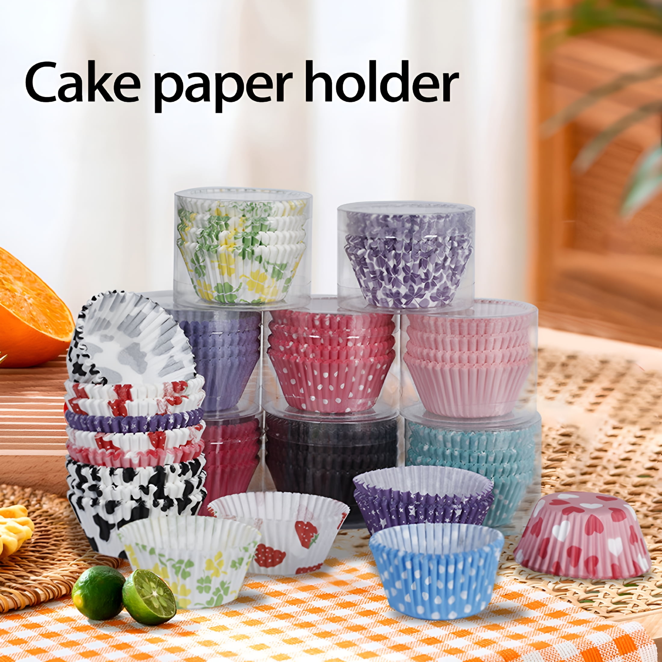 ACDANC 100Pcs 2.56" Paper Baking Cups Greaseproof,Large Muffin Liners ...