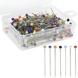 ACDANC 100Pcs Sewing Pins,38mm Straight Pins,Glass Head Pins,Big Head ...