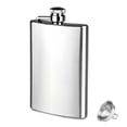 ACDANC 10Oz Stainless Steel Hip Flask Large Leakproof Pocket Liquor ...