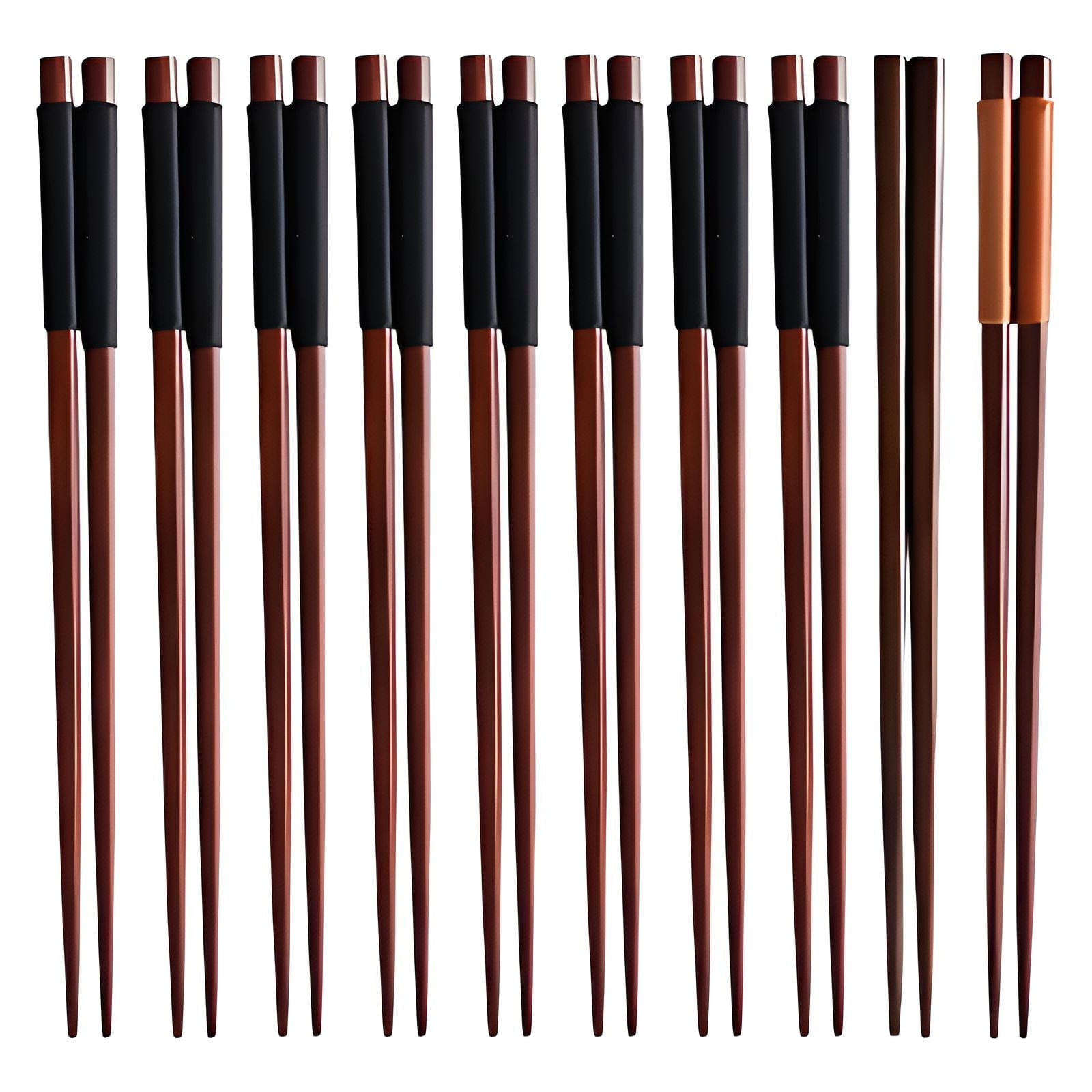 ACDANC 10Pcs Chopsticks,Comfortable Feel Chopsticks,Green Material ...