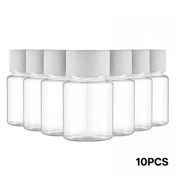 ACDANC 2026 New 10Pcs Travel Size Plastic Bottles Empty Small Vials ...