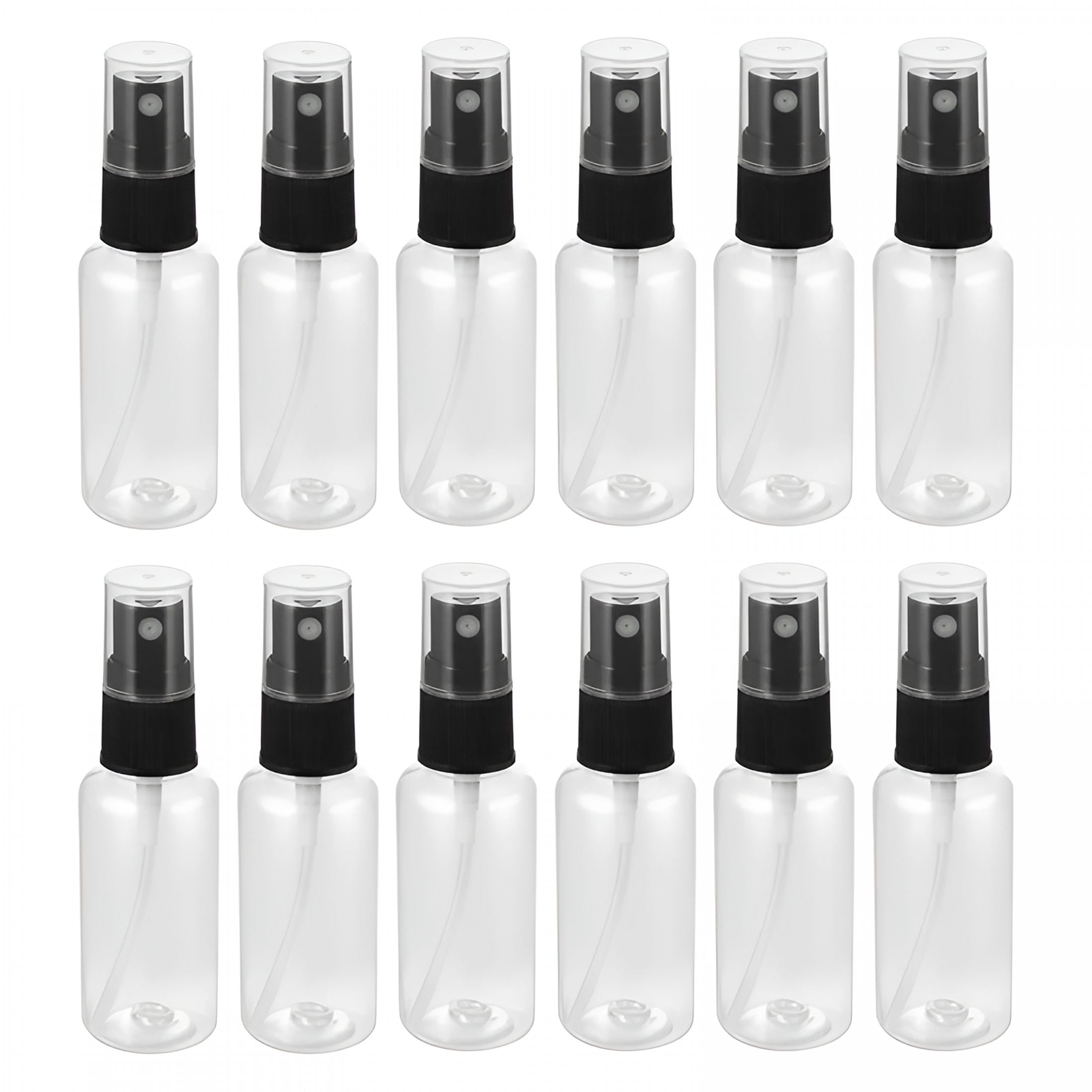 ACDANC 12 Pack 1 Oz Fine Mist Clear Spray Bottles with Spray Cap for ...