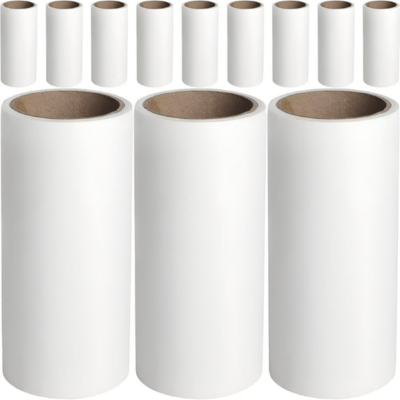 ACDANC 12 Pcs Sticky Paper Lint Roller Refills Travel Rollers Multi ...