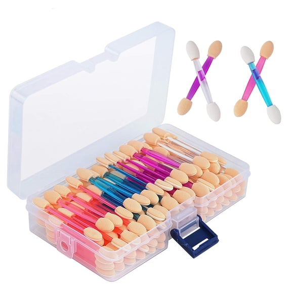 ACDANC 120Pcs Disposable Dual Sides Eye Shadow Sponge Applicators with ...