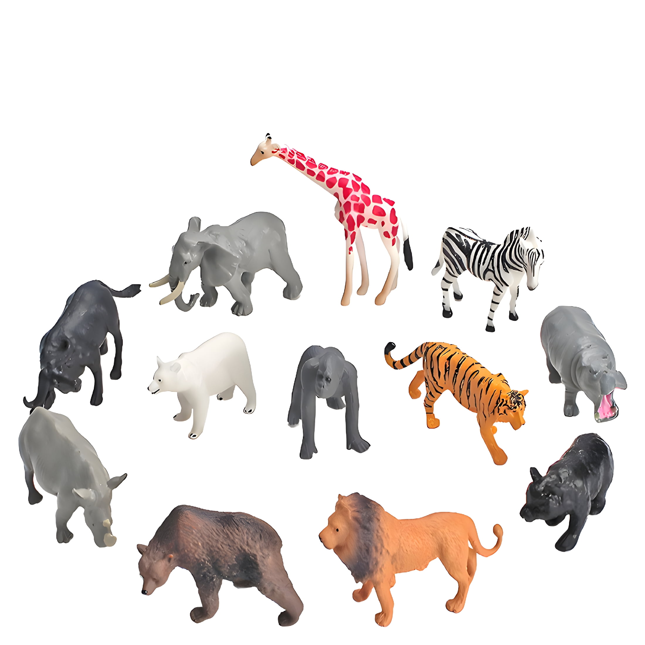 ACDANC 12Pcs Farm Animal Toys,Detailed ature Figurine Animal Toys,Fun ...