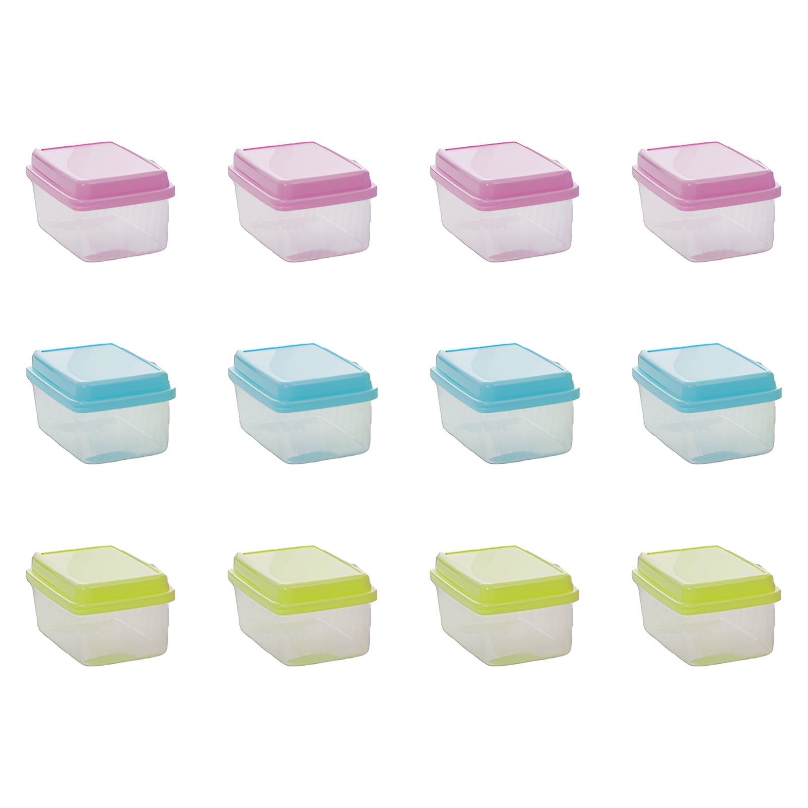 ACDANC 12Pcs Ice Cream Containers,Refrigerated Sealed Box Freezer ...