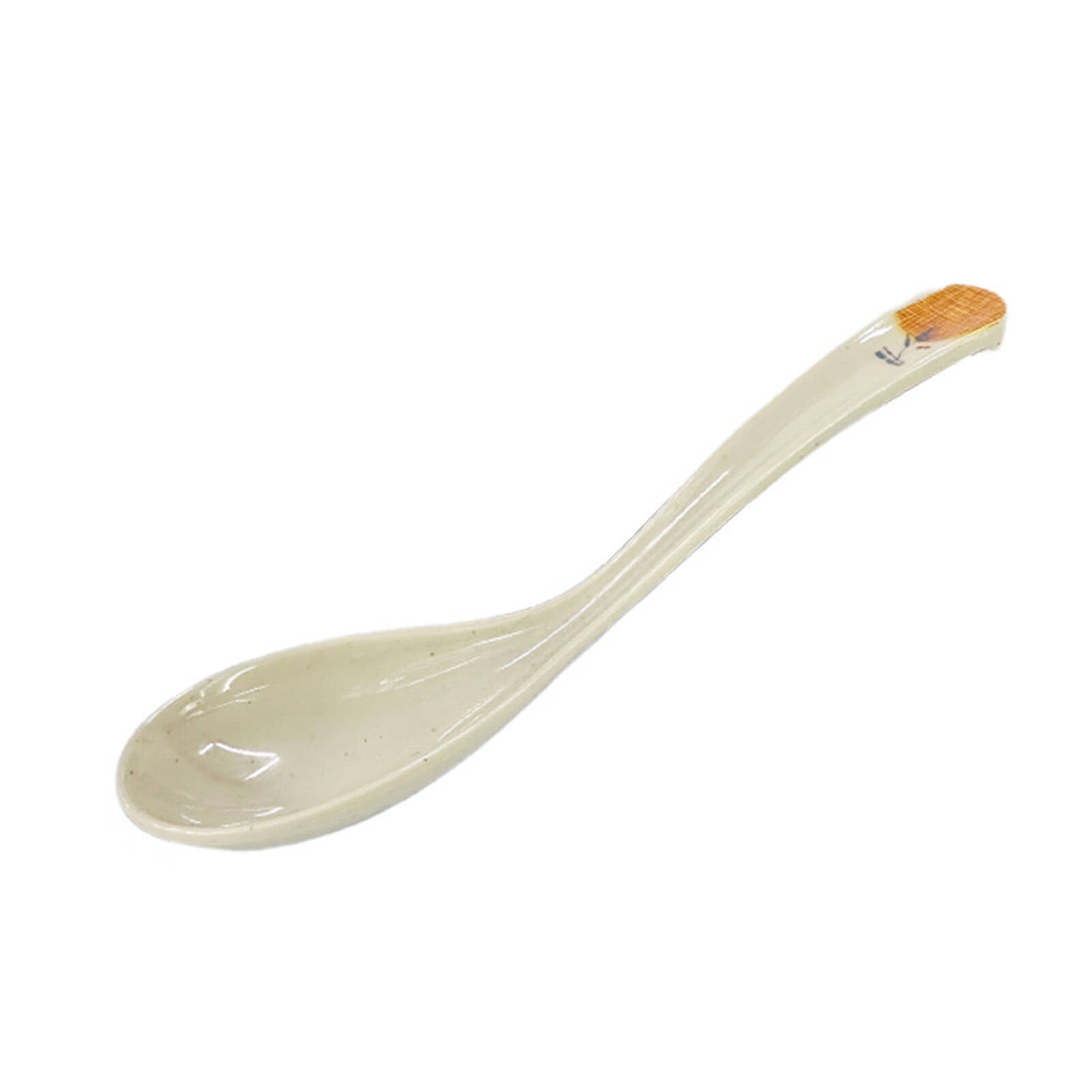 ACDANC 12Pcs Soup Spoons Melamine Resin Construction Ceramic Spoon ...