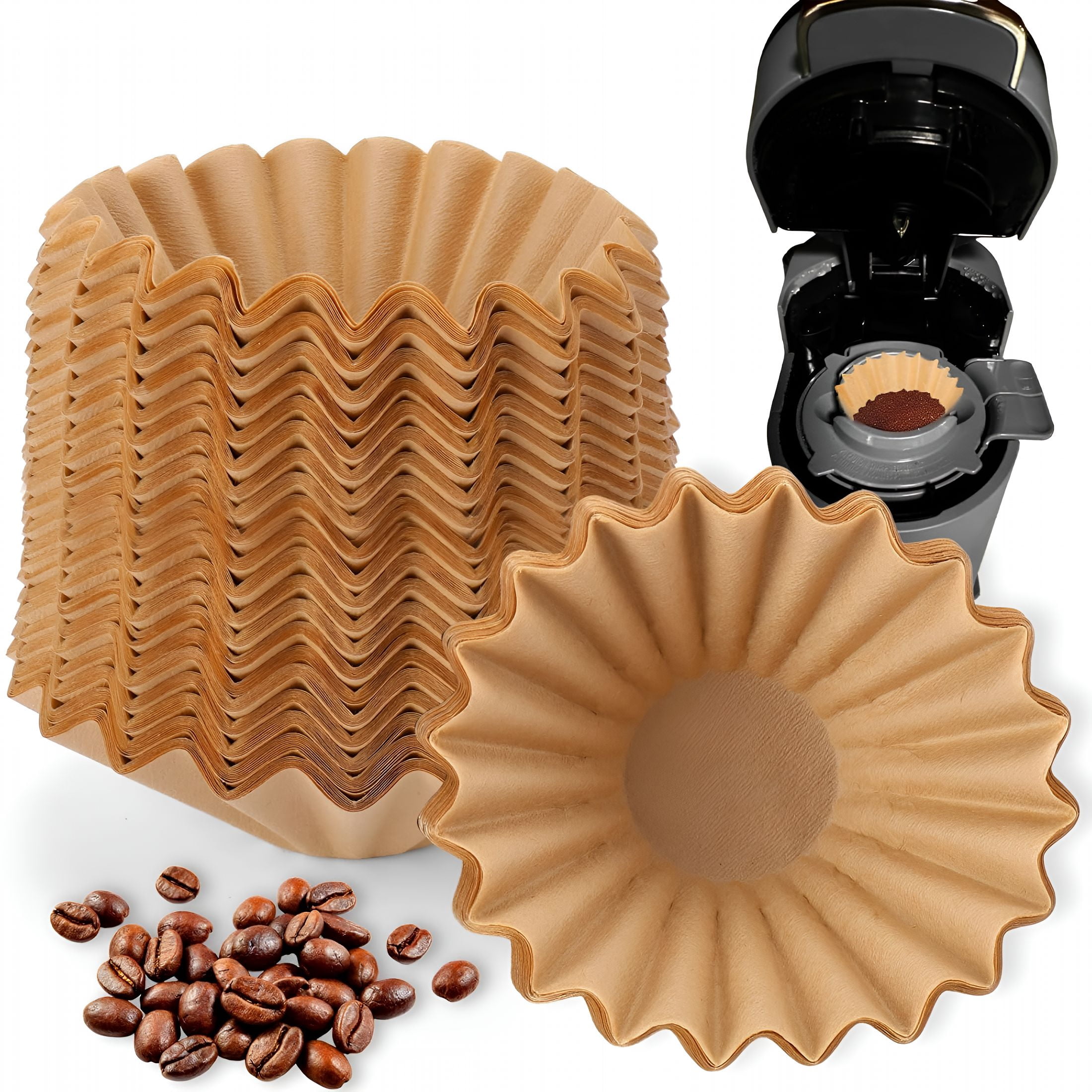 ACDANC 150Pcs Disposable Coffee Filters for Pod & Grounds Specialty ...
