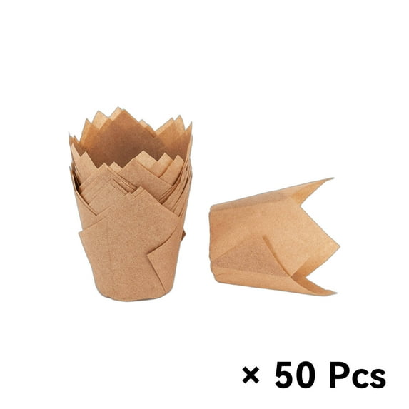 ACDANC 150Pcs Tulip Cupcake Liners,Heat-Resistant Mini Cupcake Liners ...