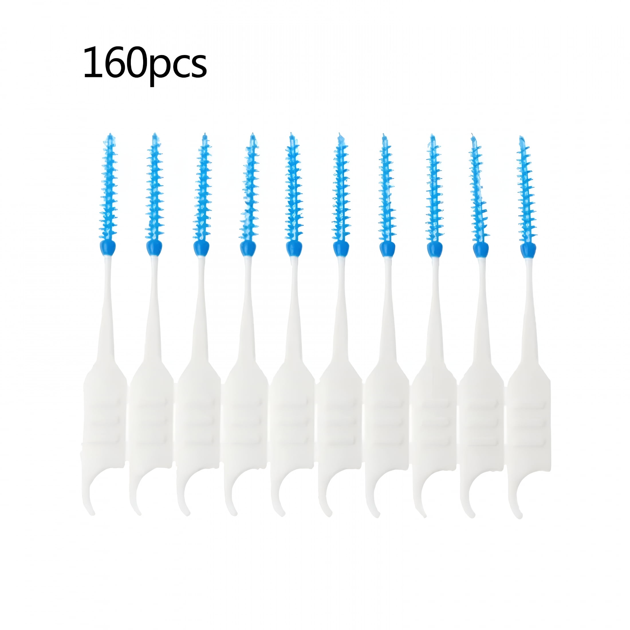 ACDANC 160Pcs Interdental Brush Stick Toothpick Soft Silicone Double ...