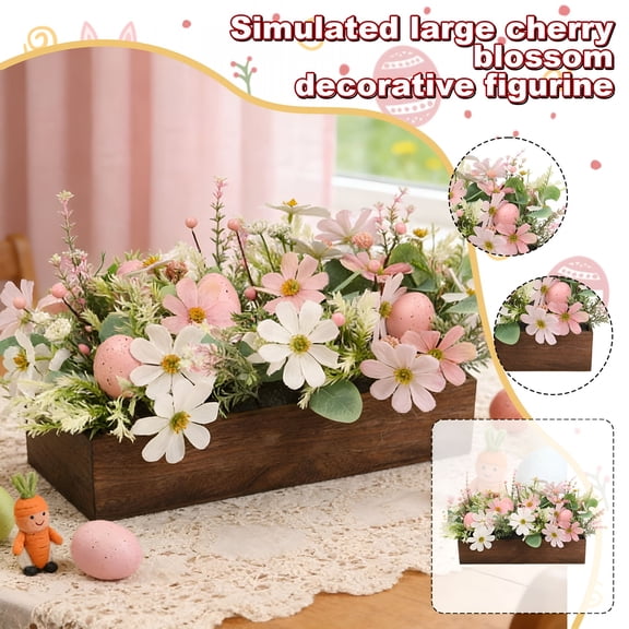 Wood Box Centerpiece