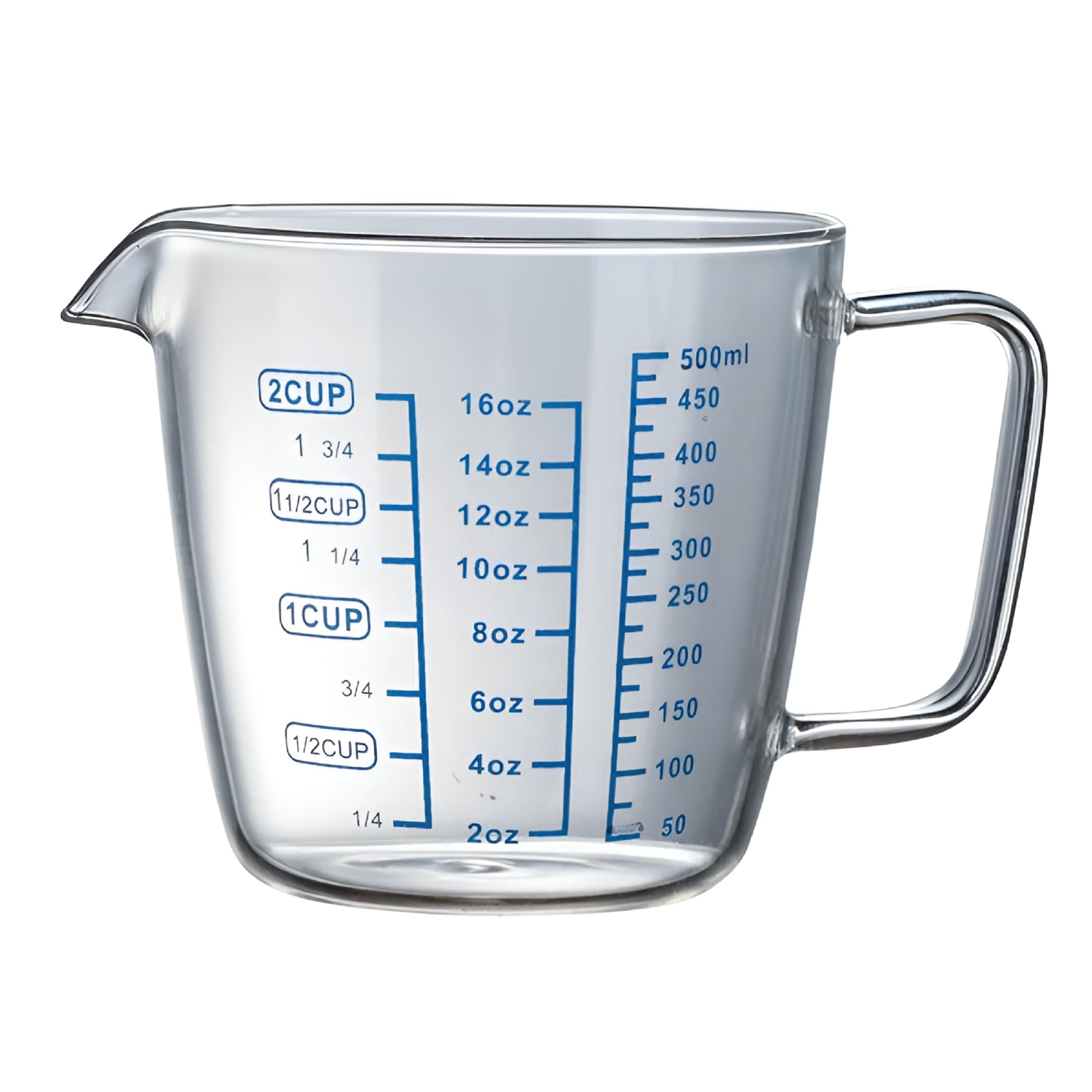 ACDANC 1PC 500ml Heat-resistant Glass Measuring Cup Children's Milk Cup ...