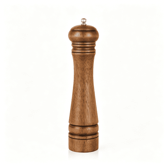 ACDANC 1Pack Wood Pepper Grinder,10 Inch Salt Mill Pepper Shaker,Pepper ...