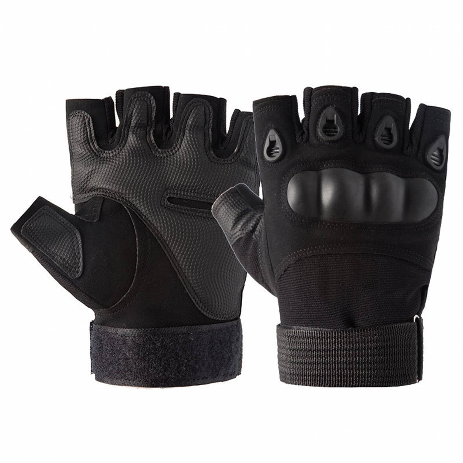 ACDANC 1Pairs Fingerless Gloves,Outdoor Comfort Fingerless Gloves Men ...