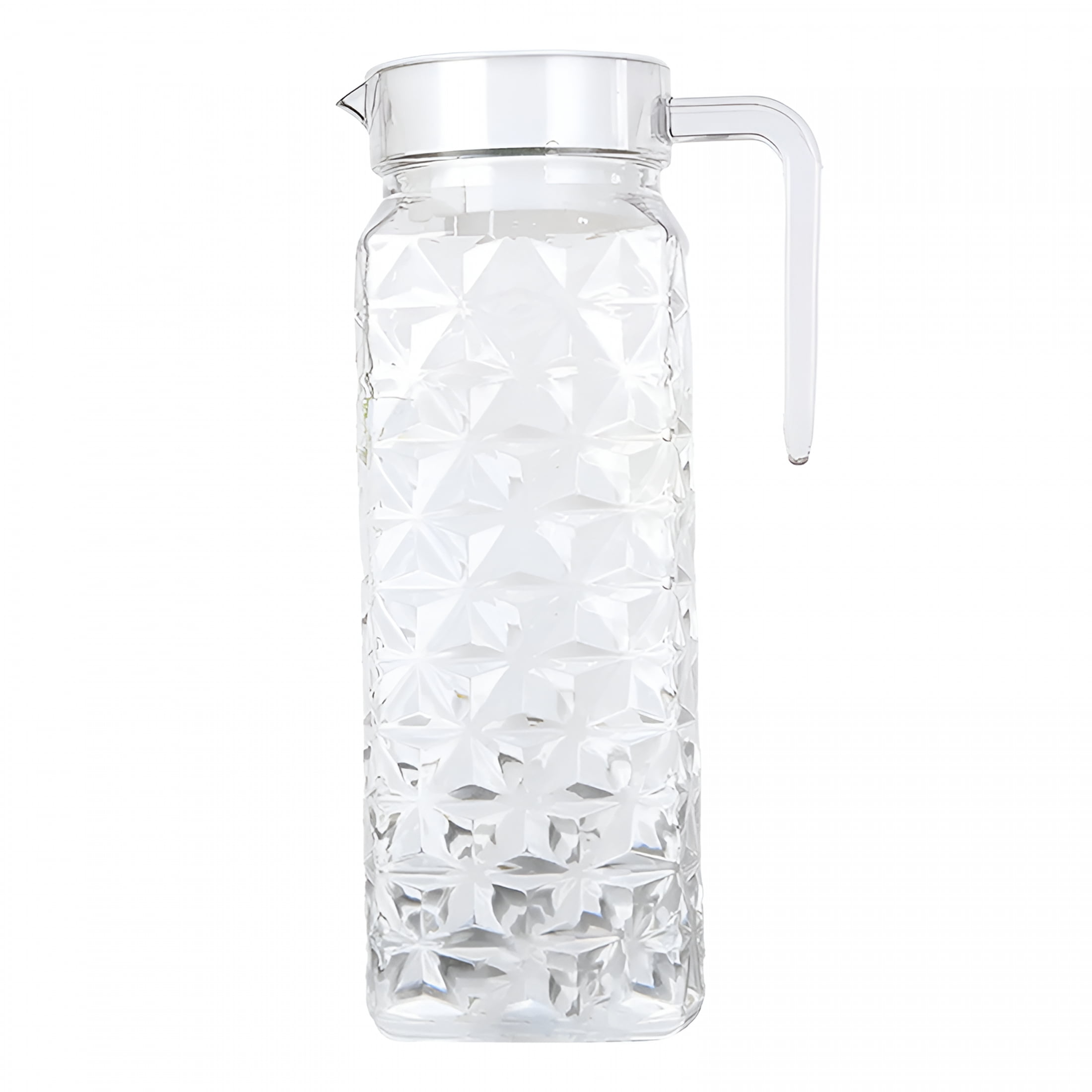 ACDANC 1Pcs Glass Juice Containers with Lids Glass Pitcher with Handle ...