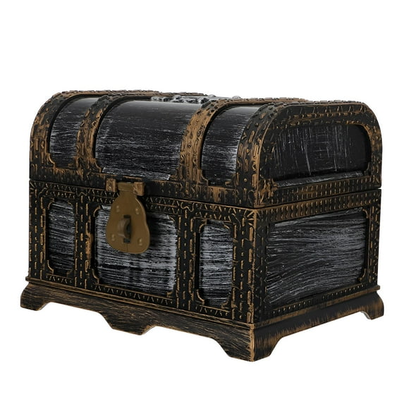 ACDANC 1pc Pirate Treasure Chest Kids Plaything Treasure Box Party Prop ...