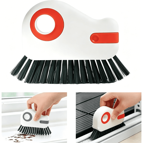 ACDANC 2 in 1 Groove Cleaning Brush,Hard Bristle Crevice Cleaning Brush ...