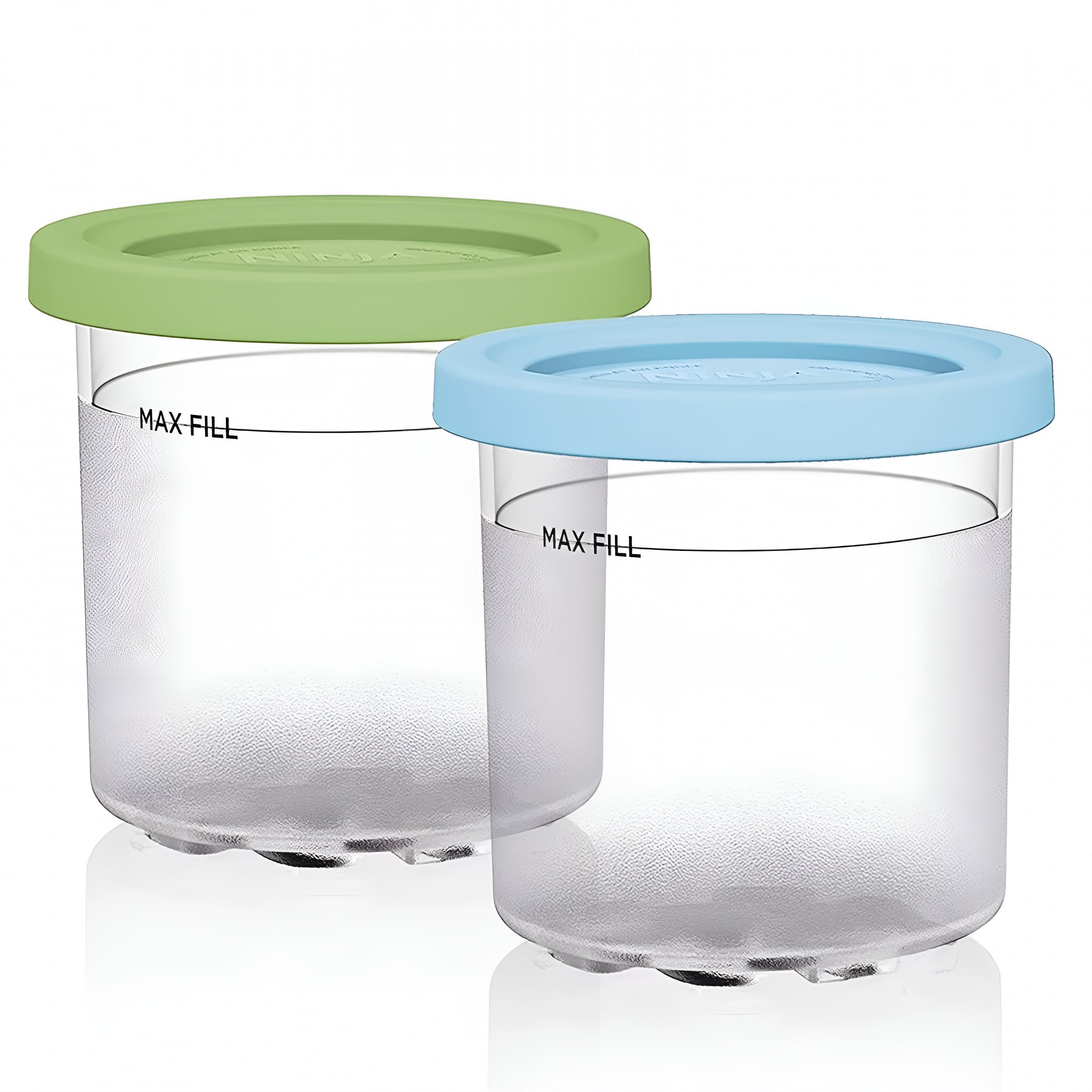 ACDANC 2 Pack Ice Cream Pints Containers with Lids,16 oz Leak-Proof ...