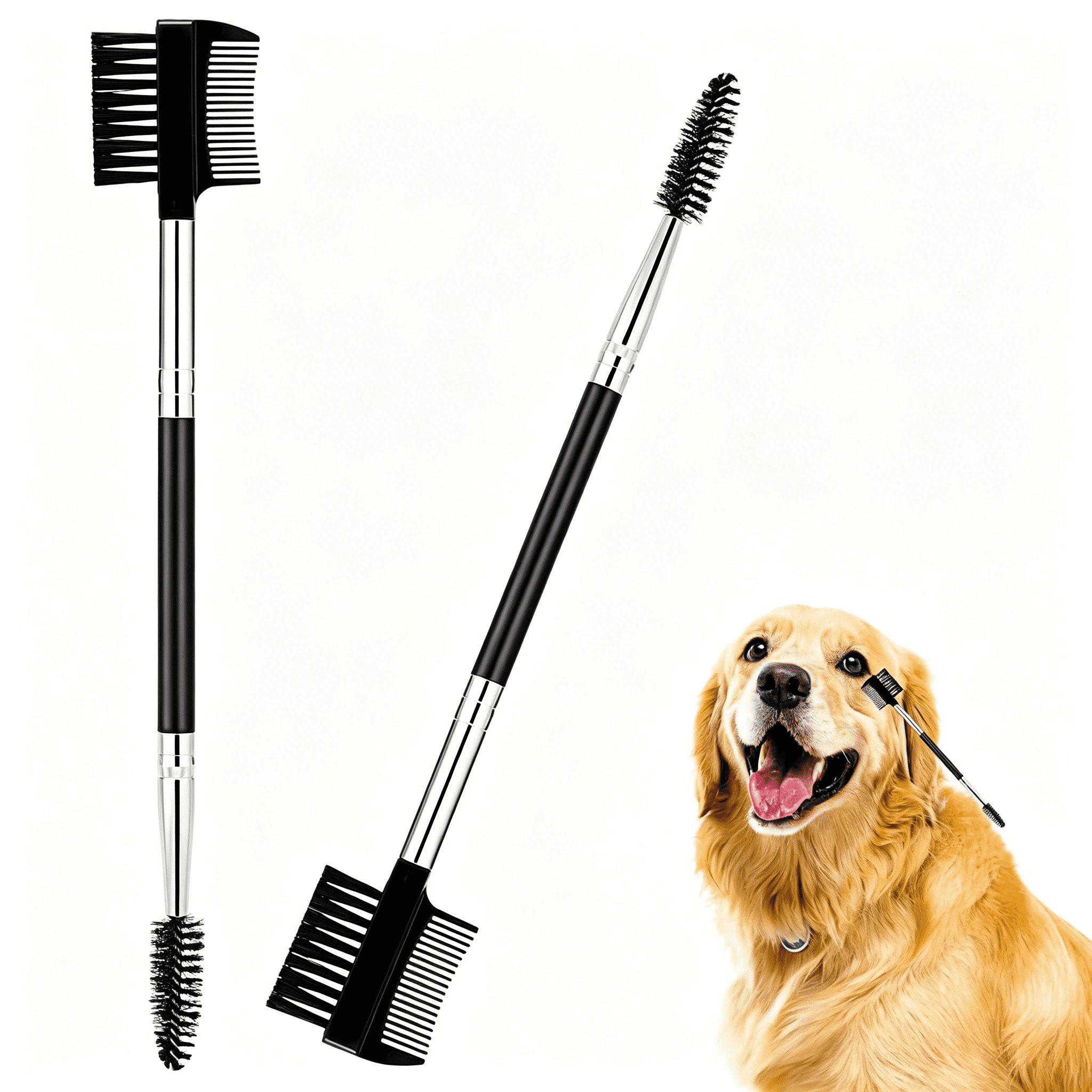 ACDANC 2 Pcs Double-Sided Grooming Comb-Tear Stain Remover and Eye ...