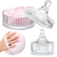 ACDANC 2 Pcs Extra Large Dusting Powder Puff and Container for Women-6 ...