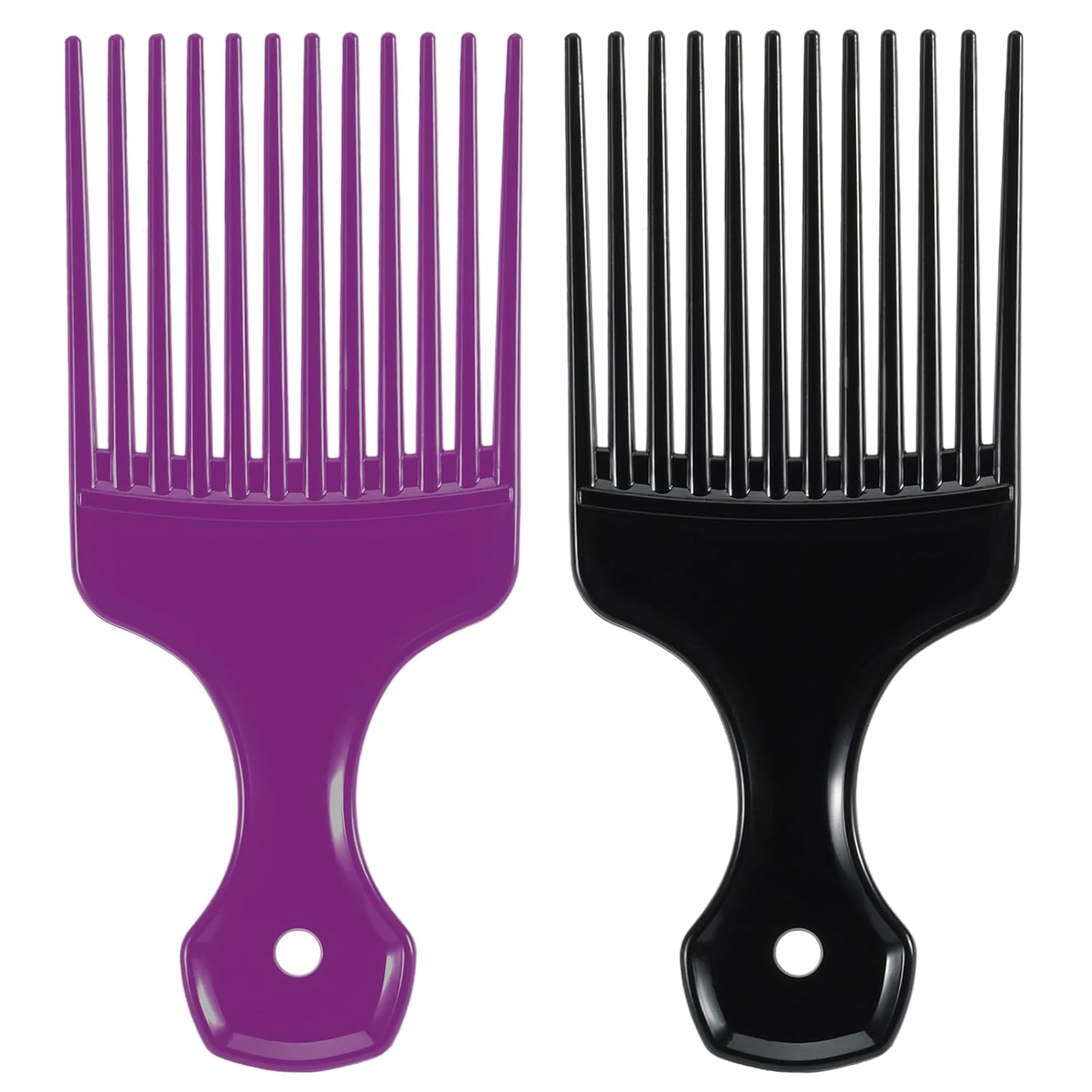 ACDANC 2 Pcs Hair Pick Comb Wide Tooth Lift for Hair Styling Detangling ...