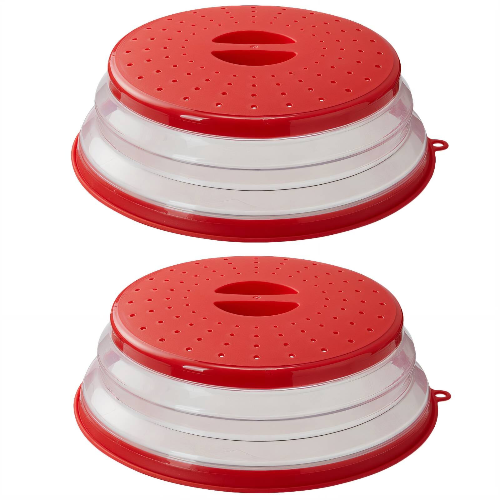 ACDANC 2 Pcs Microwave Food Covers Splatter Guard,Folding Storage ...