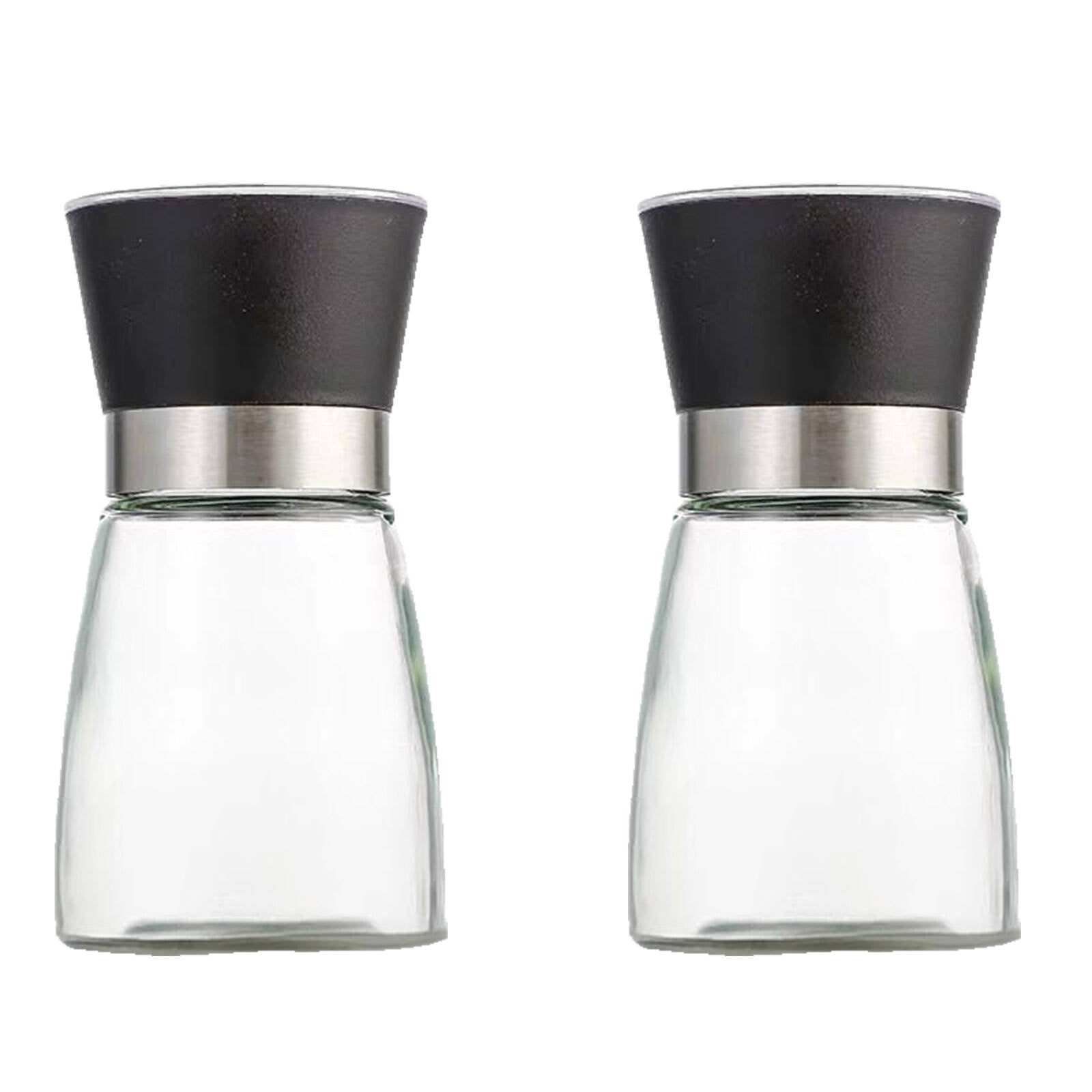 ACDANC 2 Pcs Salt and Pepper Shakers,Adjustable Grind Salt Shaker for ...
