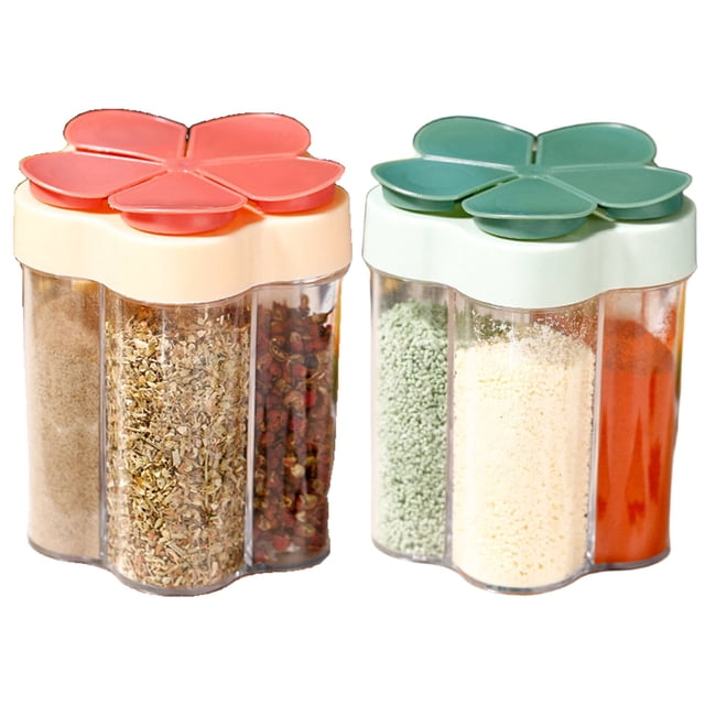 ACDANC 2 Pcs Salt and Pepper Shakers,Rust-Resistant Powdered Sugar ...