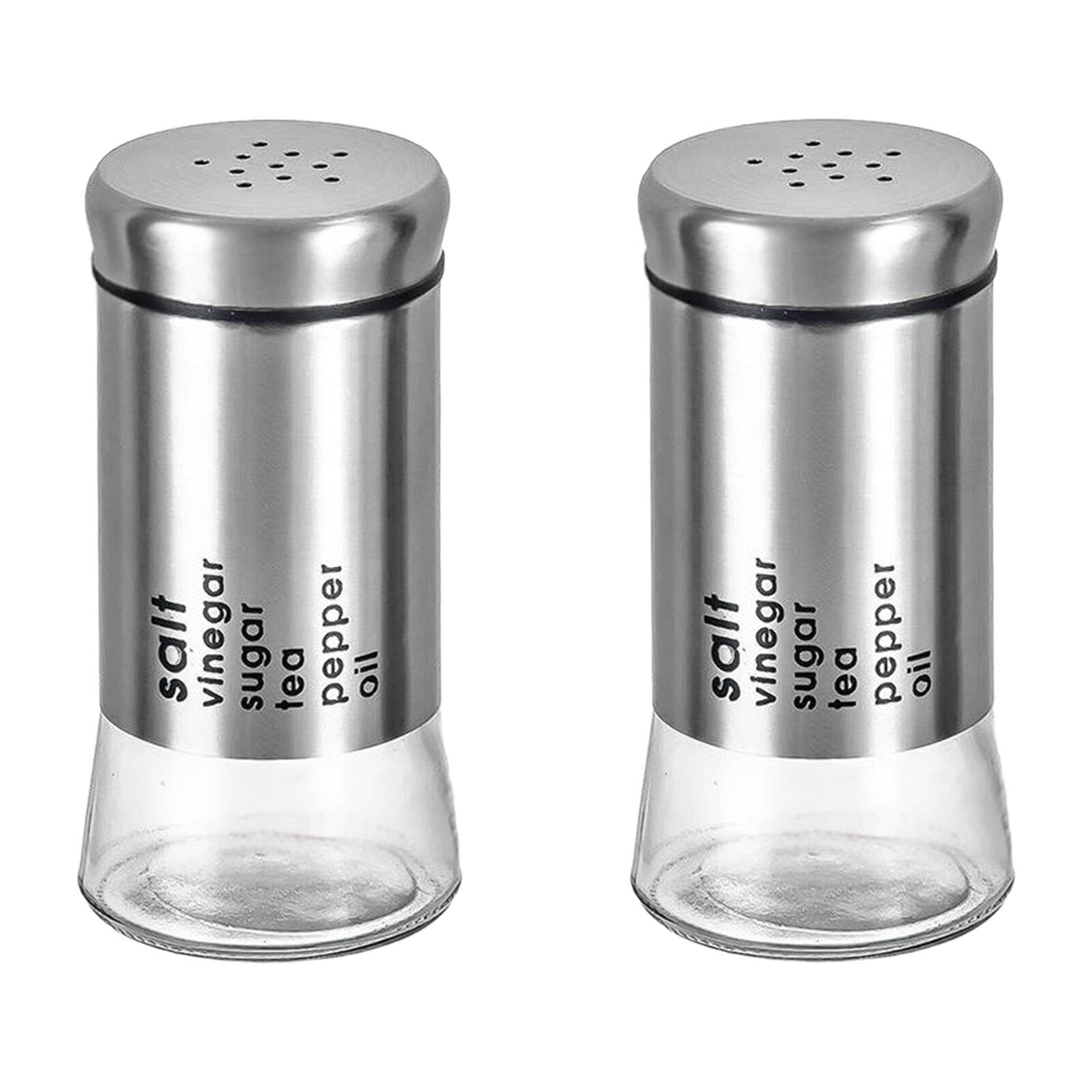 ACDANC 2 Pcs Salt and Pepper Shakers,Smooth and Rounded Edge Salt and ...