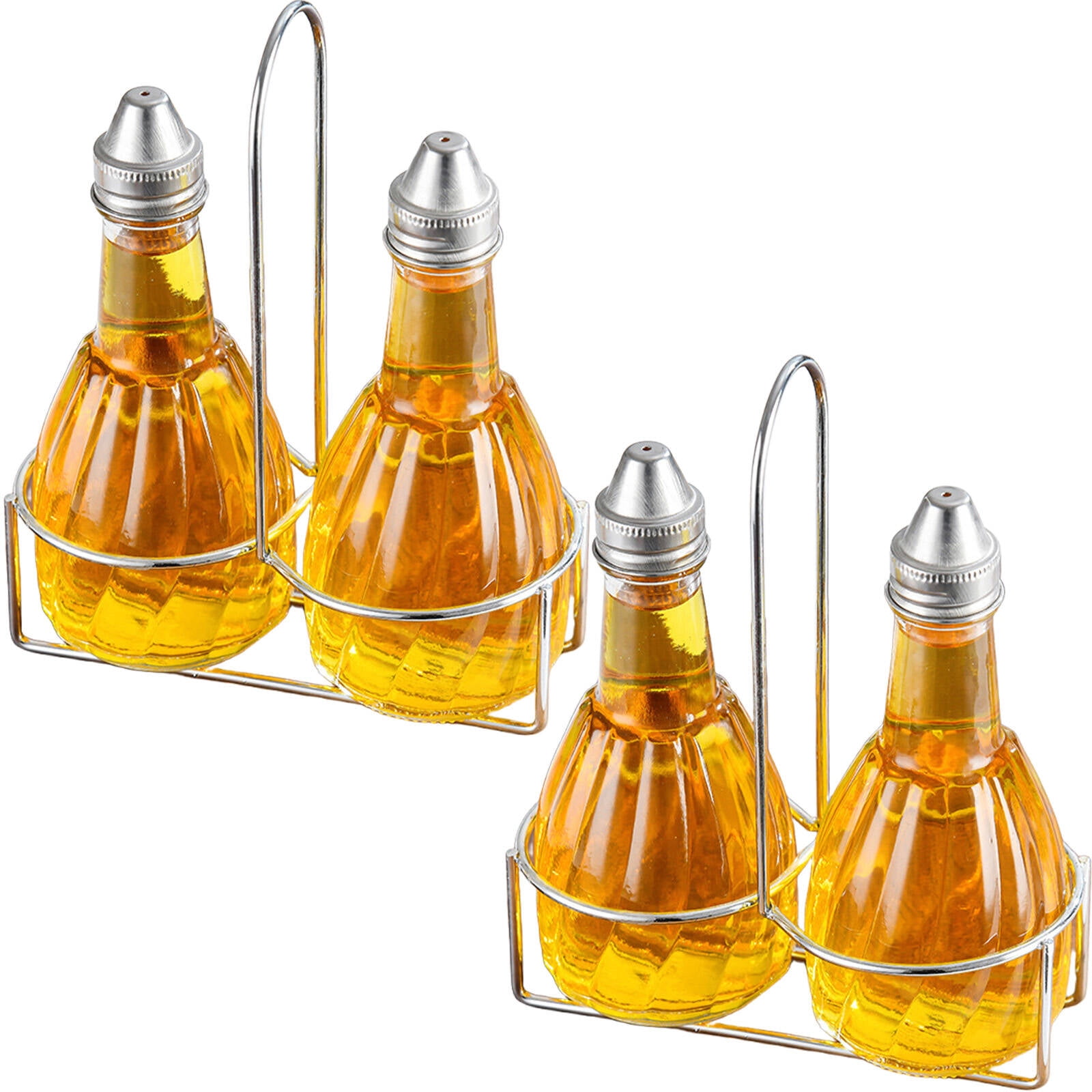 ACDANC 2 Pcs Salt and Pepper Shakers,Stainless Steel Dispensing Lid ...
