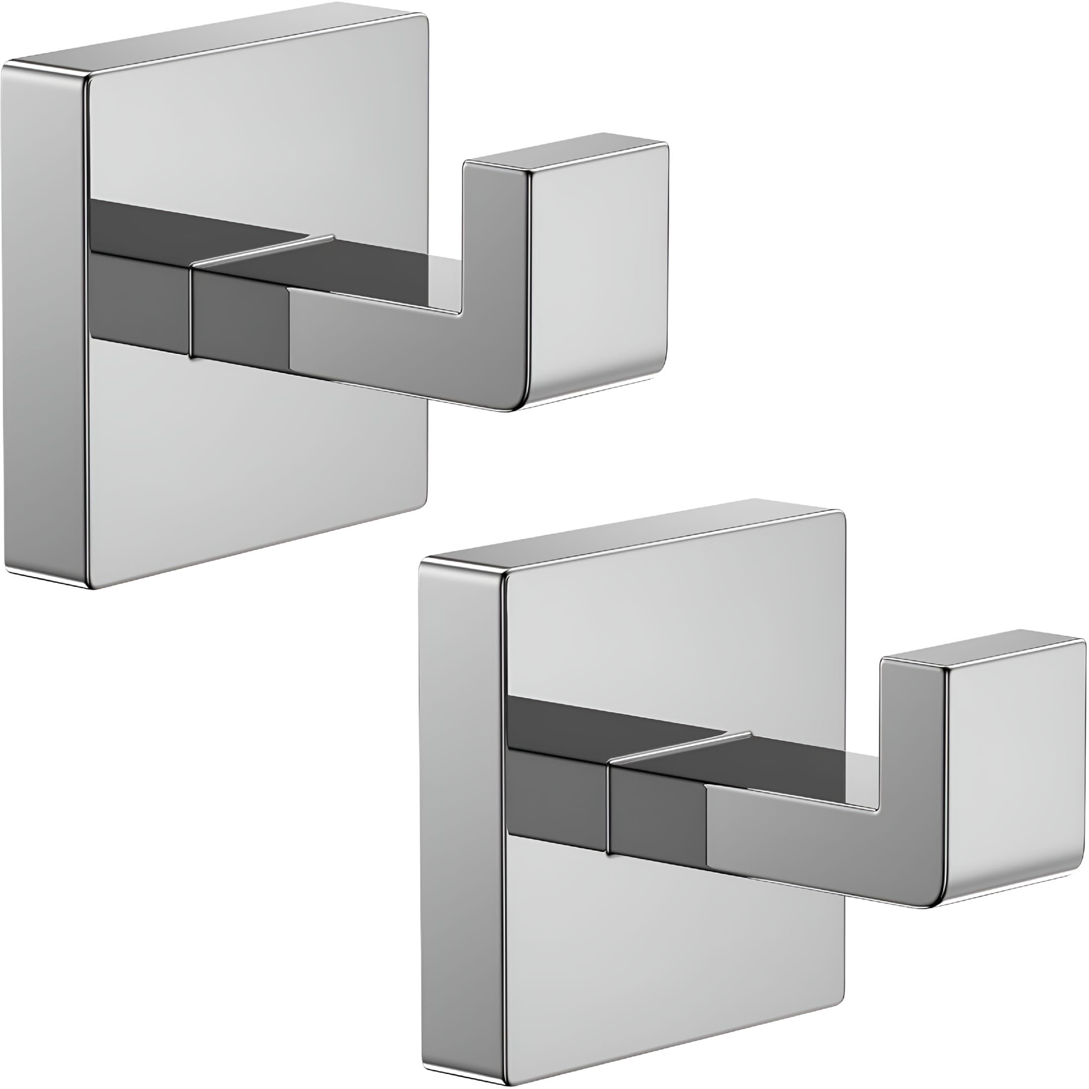 ACDANC 2 Pcs Towel Hooks for Bathroom,Wall Mount Towel Holder,Black ...